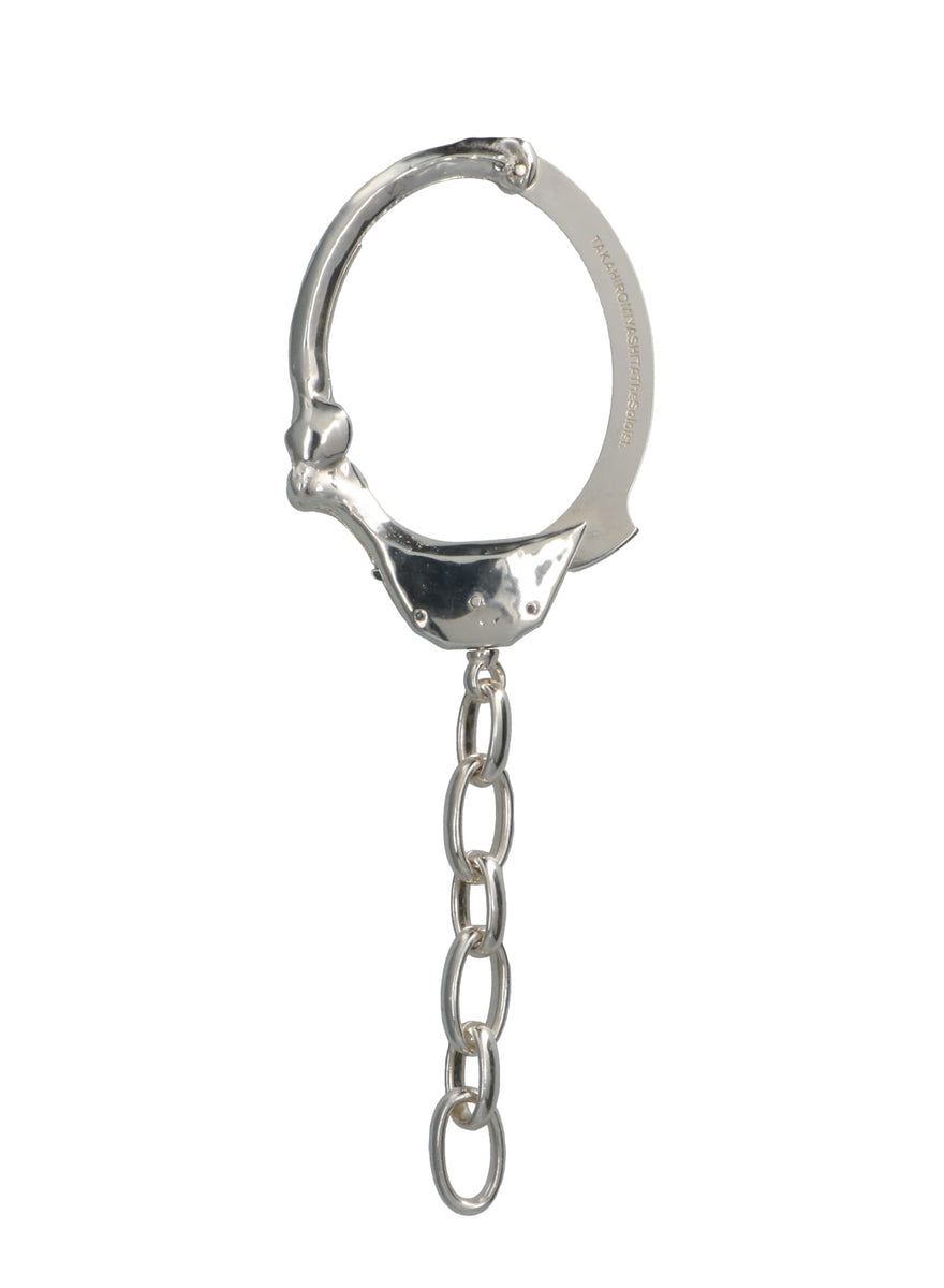 sa.0027AW22_silver bone shaped hand cuff bracelet -M ...