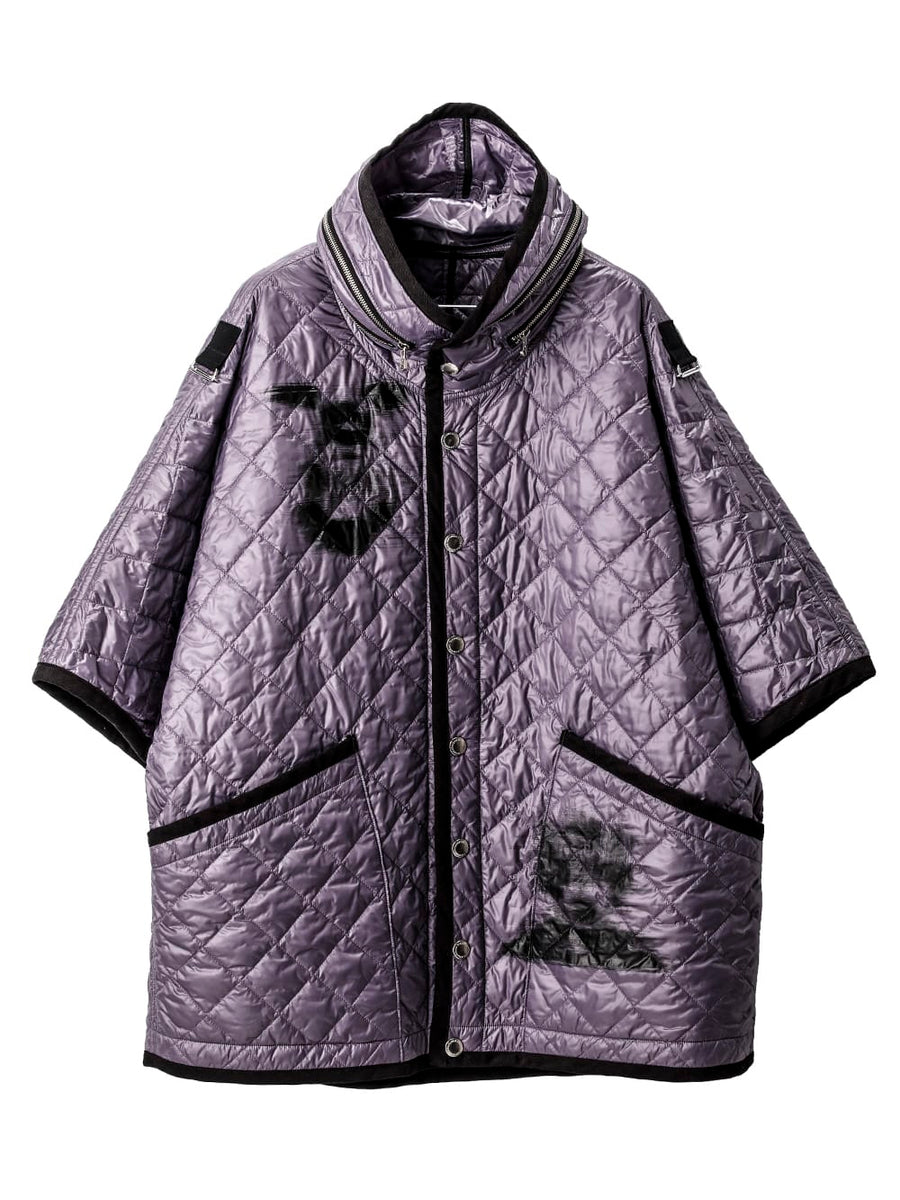 sj.0014aSS23_purple Accordion Hooded Quilted Queen's Vest judb 2023SS ...